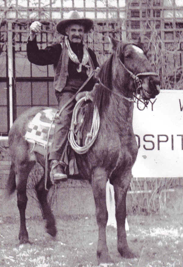 Albert on rodeo horse – Keeper of the Family